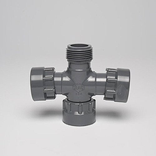 Dura 1" Swivel Manifold Cross